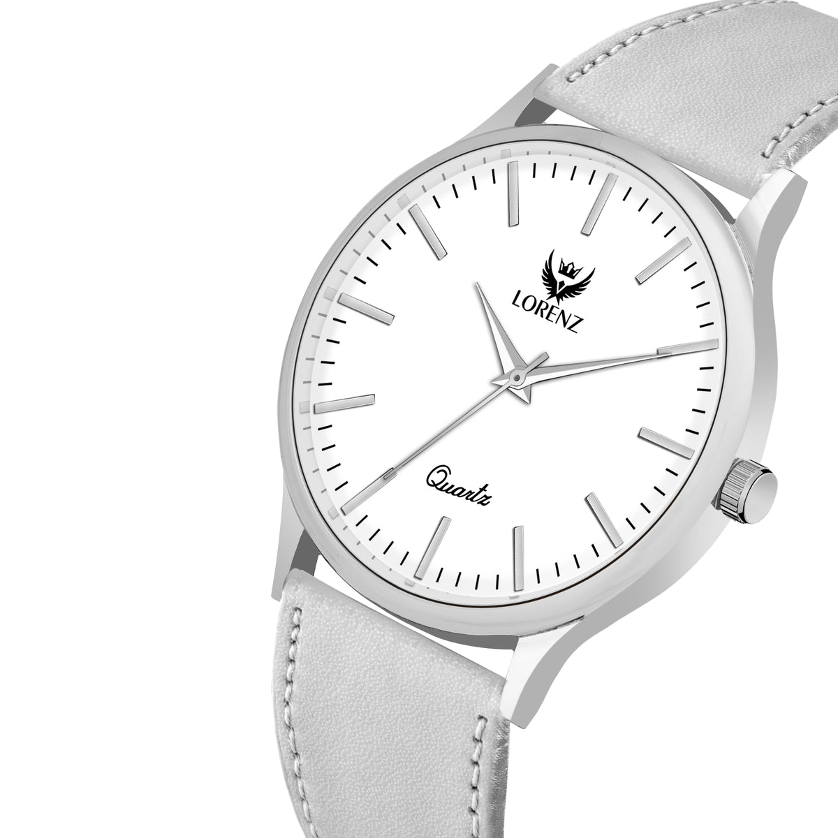Lorenz White Dial Analog Watch for Men | Watch for Boys- MK-4056R ...