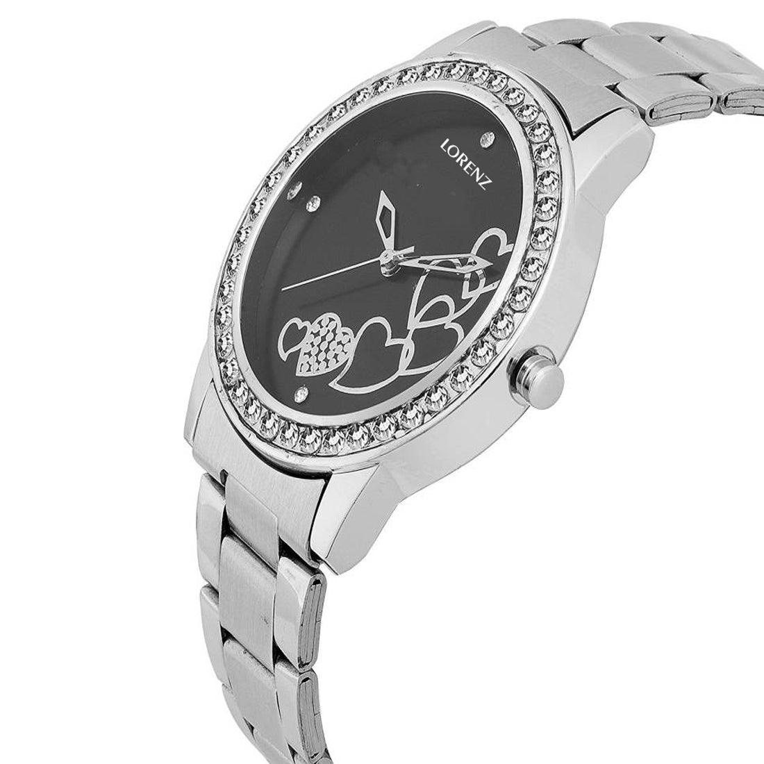 LORENZ Heart - Silver Chain Watch For Women – Lorenz Fashion